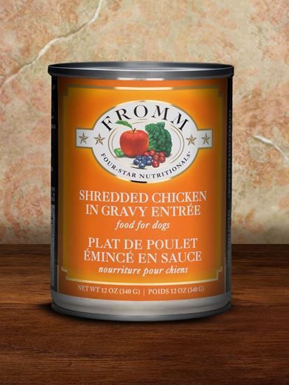 Fromm Shredded Chicken in Gravy Entrée – Horstmeyer Farm and Garden